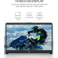 "HP Stream 14"" Laptop, Intel Celeron Quad-Core, 8GB RAM, 64GB Storage ...