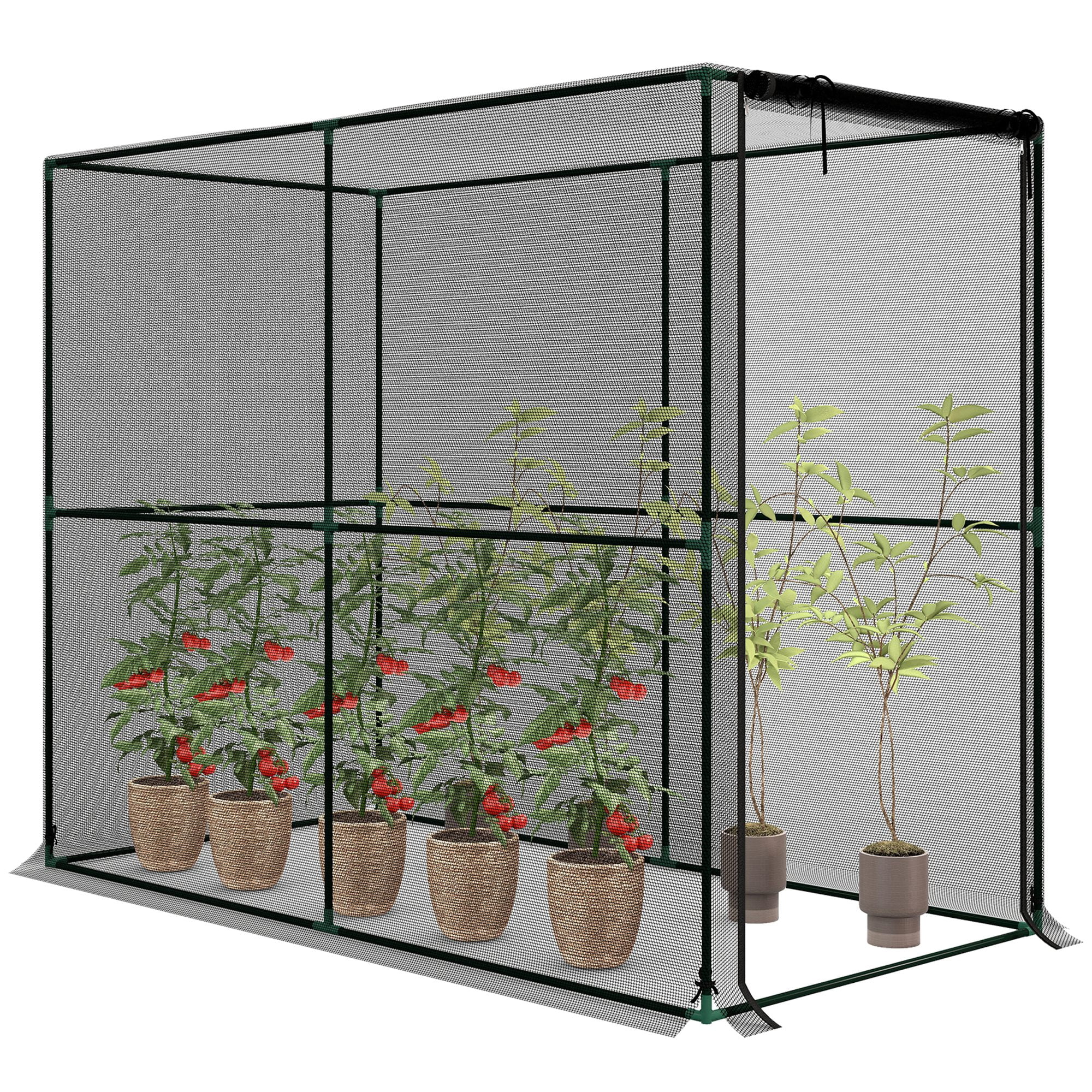 Click here for Outsunny Crop Cage  Large Plant Protection Tent Wi... prices
