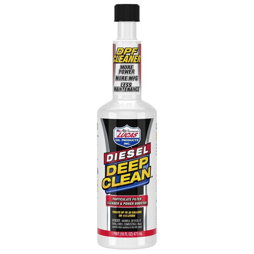 Lucas Oil 10872 Diesel Deep Clean Fuel System Cleaner, 16 Ounce ...