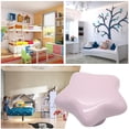 2pcs Ceramic Cabinet Knobs - Pink Heart Shaped Drawer Pulls for Kids ...