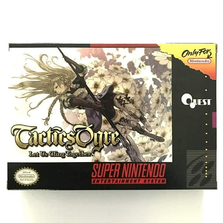 Tactics Ogre Let Us Cling Together Video Game with Box for SNES Game ...