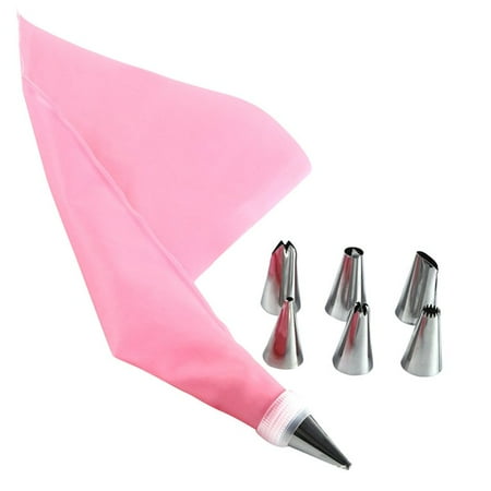 8pcs Stainless Steel Decorating Mouth Set Cake Baking Tools Nozzle DIY ...