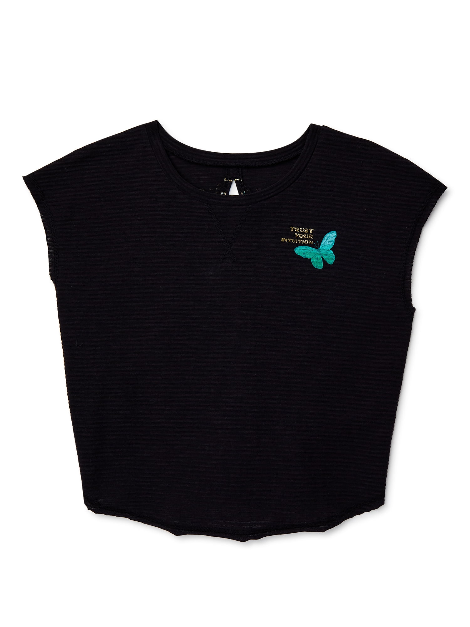 Justice Girls Open Back Graphic T-Shirt, Sizes 5-18 & Plus - Walmart.com