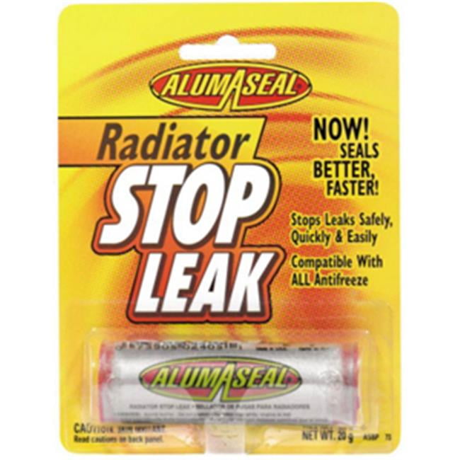 Alumaseal ASBPI12 Radiator Sealer, 0.71 oz, Bottle, Brown, Powder ...