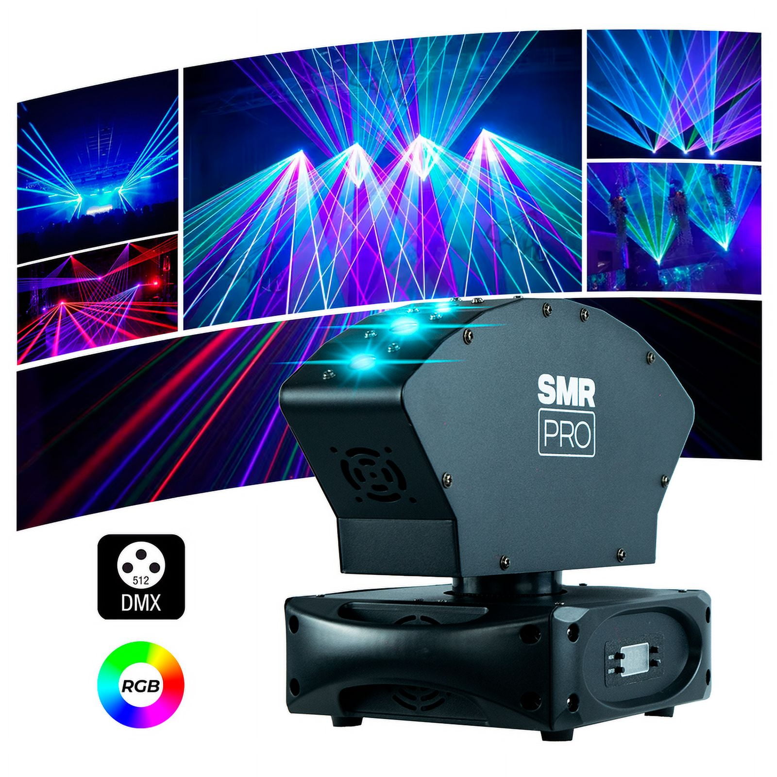 Efecto Laser Rgb 8 Salidas Prisma Smr Pro Raptor Dmx | Bodega Aurrera ...