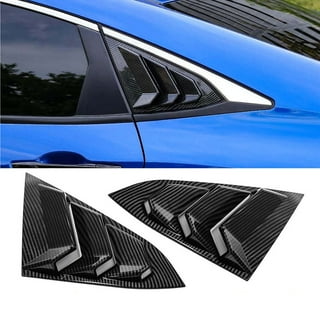 1 Pair Decorative Car Hood Vent Louver Scoop Cover Air Flow Intake ...