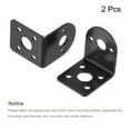 Uxcell Motor Base Motor Mounting Bracket Holder 32x26x32mm Black for ...