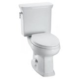 Toto CST424SFG#01 Promenade Two Piece Elongated 1.6 GPF Toilet with G ...