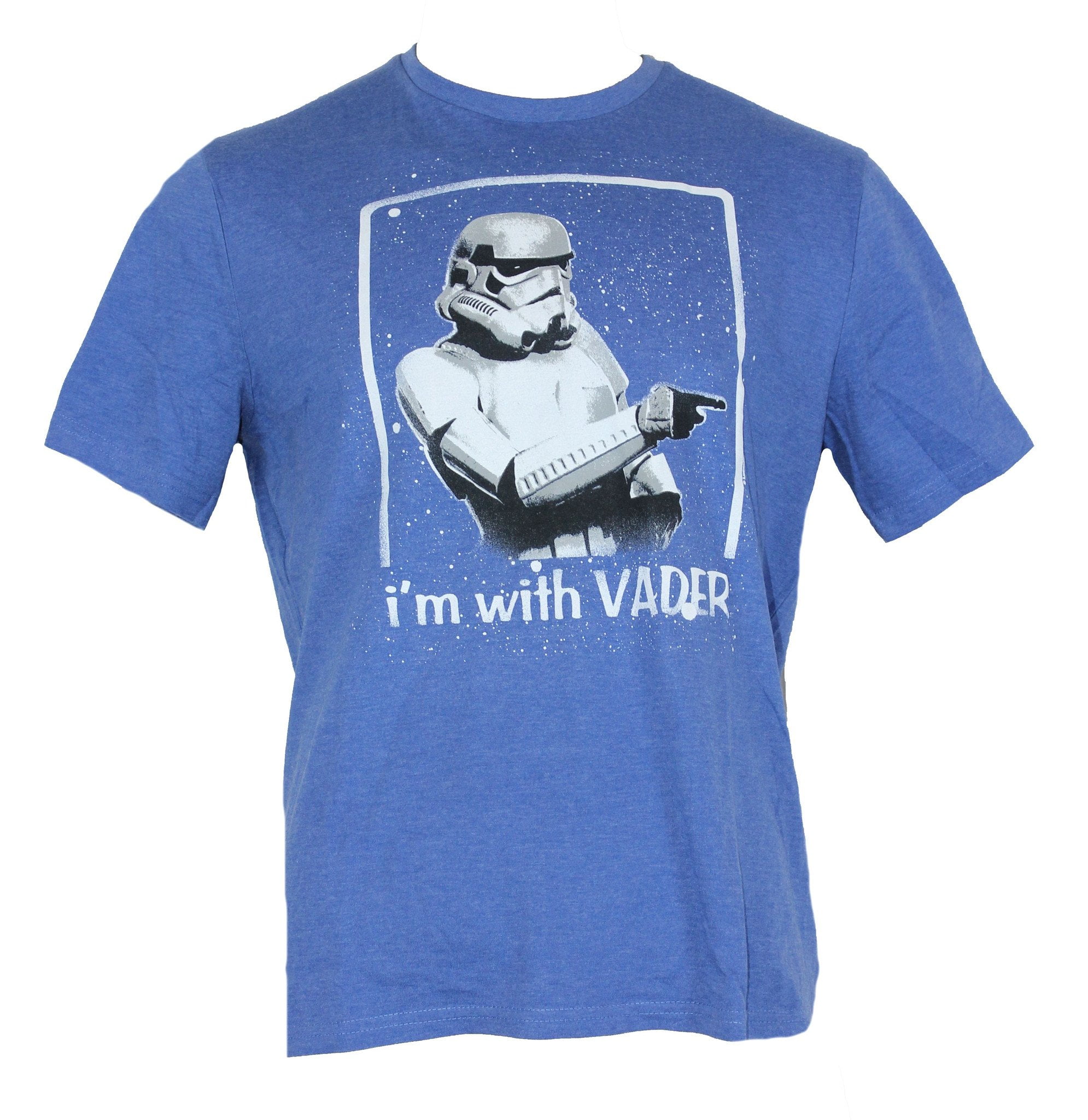 Star Wars Mens T-Shirt - "I'm With Vader" Pointing Stormtrooper Image ...