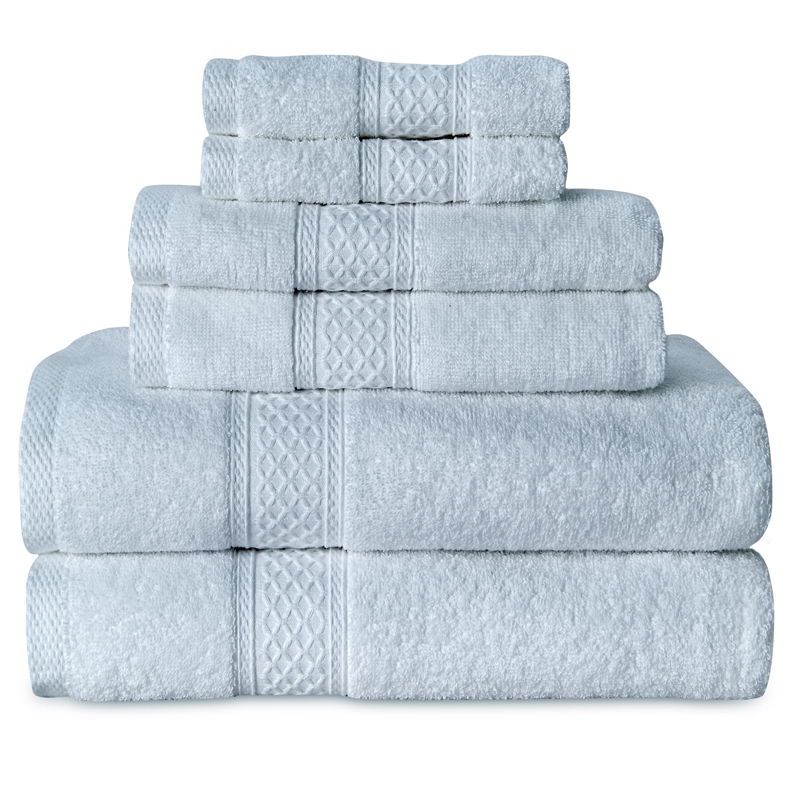 Click here for Gogreen White Bath Towel Sets Of 6 Pieces  2 Bath... prices