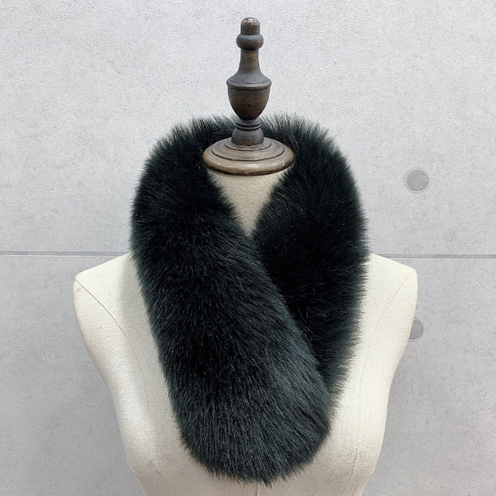 Click here for Jsaierl Womens Faux Fur Collar Neck Wraps Solid Co... prices