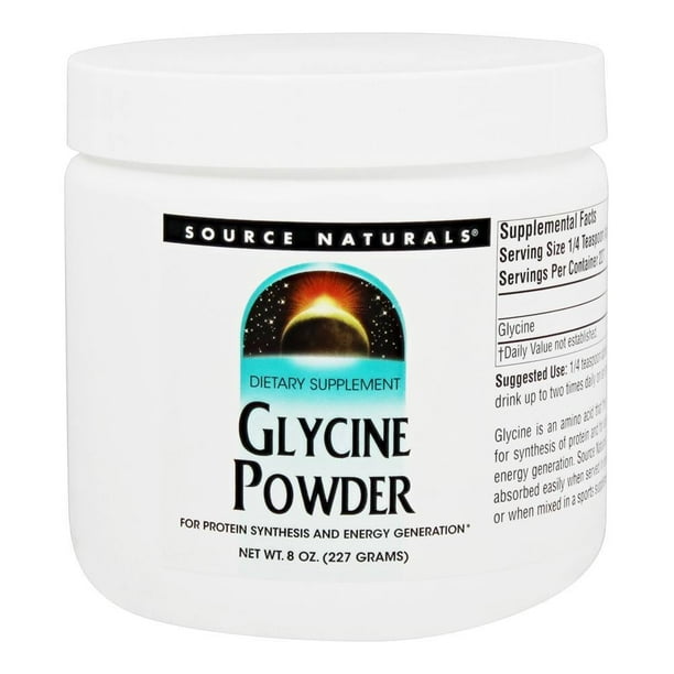 Source Naturals - Glycine Powder - 8 oz. - Walmart.com - Walmart.com