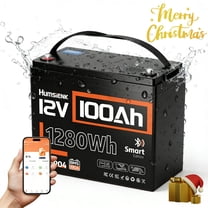 HumsiENK 12V 300Ah LiFePO4 Lithium Battery Mini with Bluetooth(314Ah ...