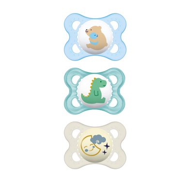 NUK Airflow Glow-in-the-Dark Pacifiers, 6-18 Months, 2-Pack - Walmart.com