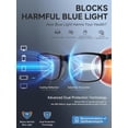 Blue Light Glasses for Men Women, Glasses for Screen Time and Gaming ...