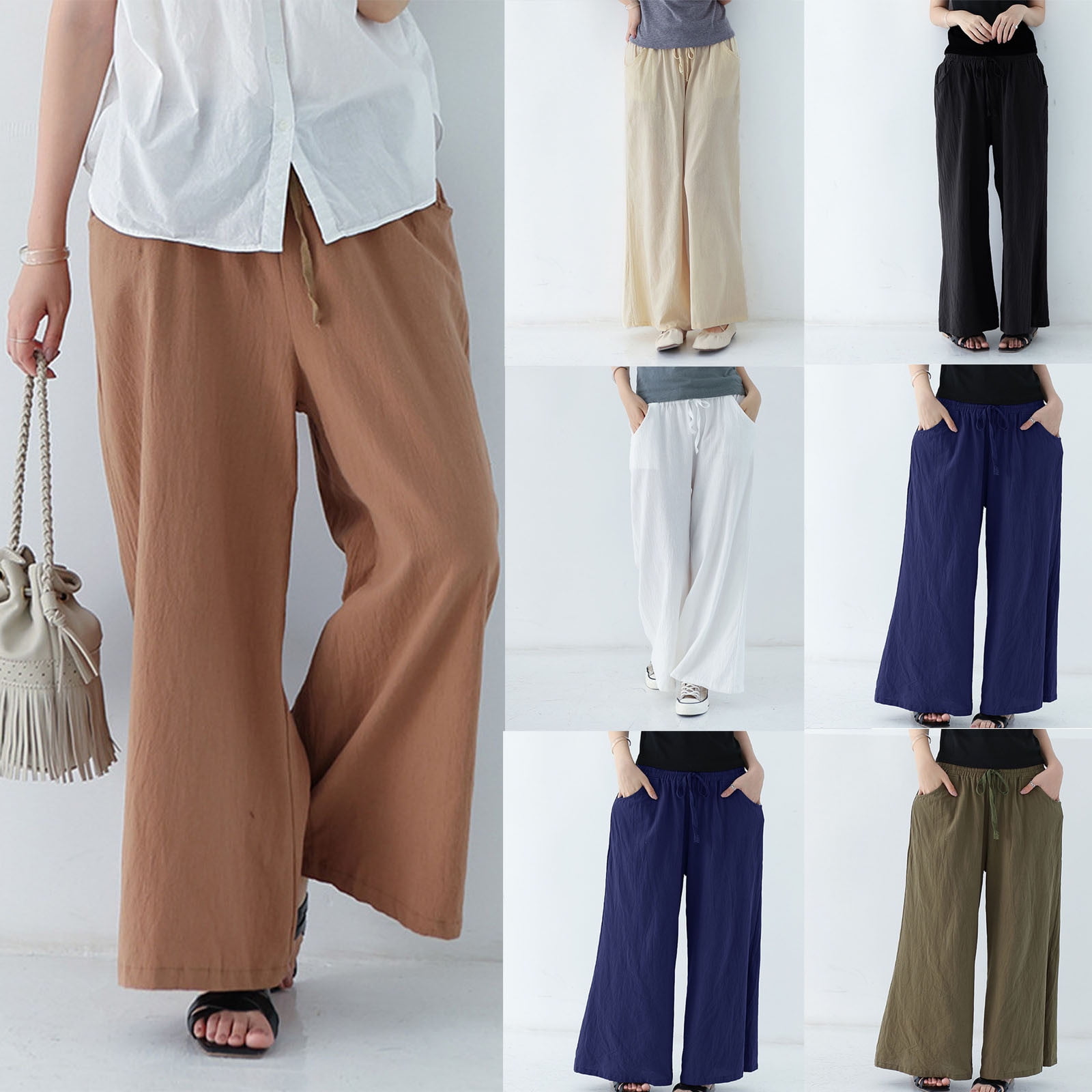 Click here for Sopatenor Womens Oversized Wide Leg Pants  High Wa... prices