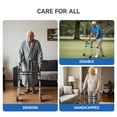 Loyoda Folding Walker for Seniors with Wheels, 350 lb Limit ...