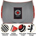 GALILEO Portable Golf Practice Net 12X10Feet, Indoor & Outdoor Training ...