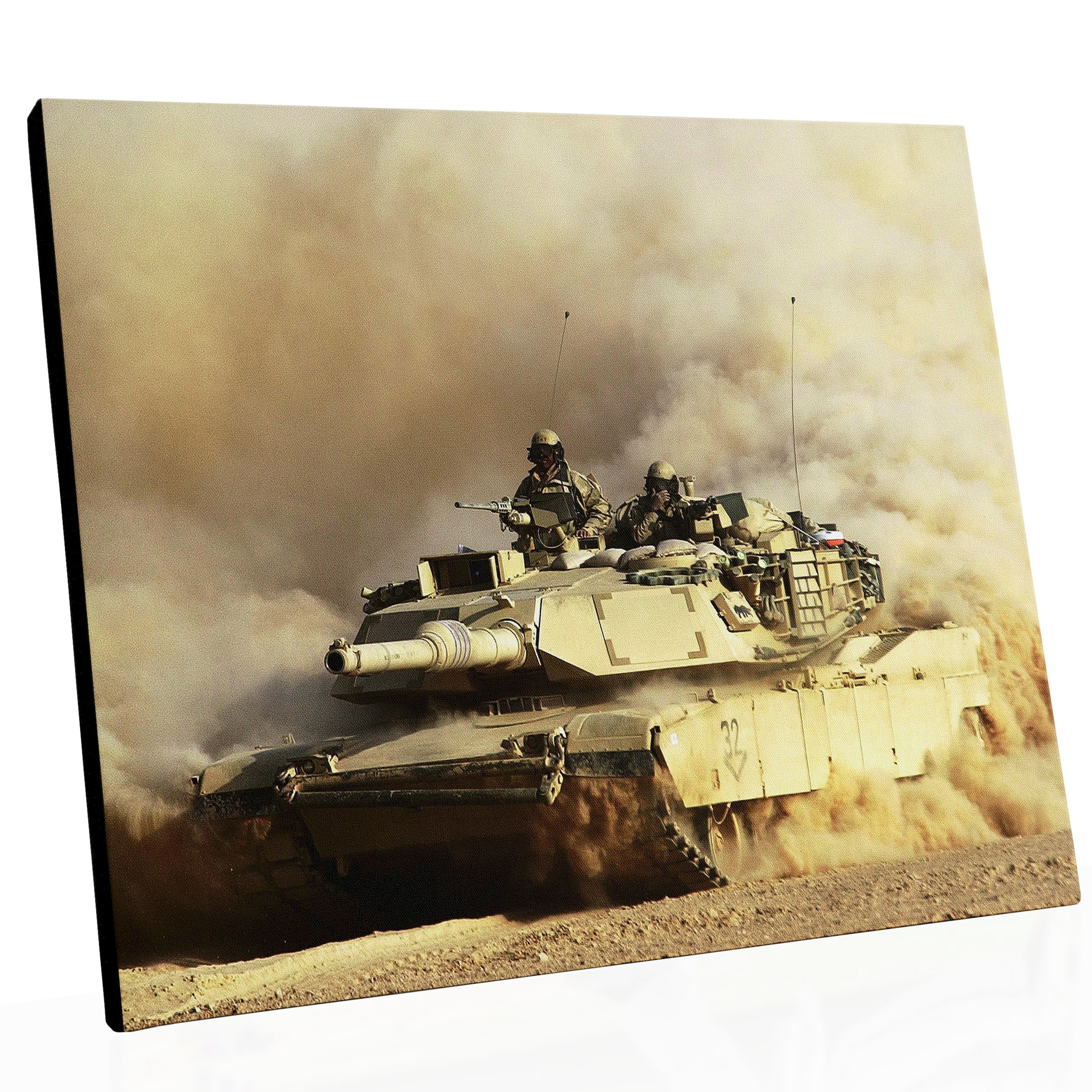 M1A1 Abrams Tank United States Army 20"x24" Stretched Canvas - Walmart.com
