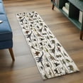 Area Rug 2x6ft Animal Dinosaur Area Rugs Washable Low Pile Floor Carpet ...