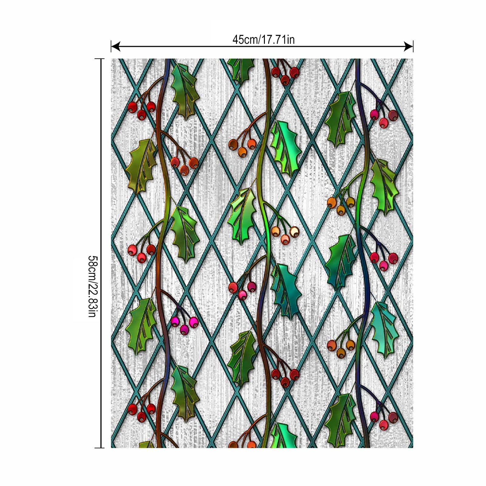 Colorful Glueless Painted Electrostatic Glass Sticker Electrostatic ...