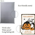 1pc Metal Iron Sign Poster for Home Wall Decoration Rectangle Pumpkin ...