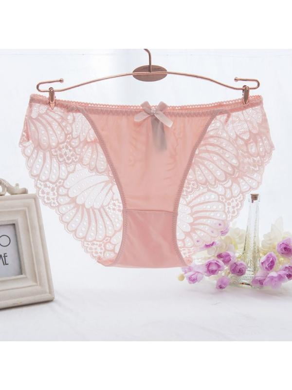 Womens Sexy Low Waist Lace Panties Lingerie Underwear