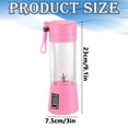 Portable Personal Size Blender - Mini Blender Make Smoothies and Shakes ...