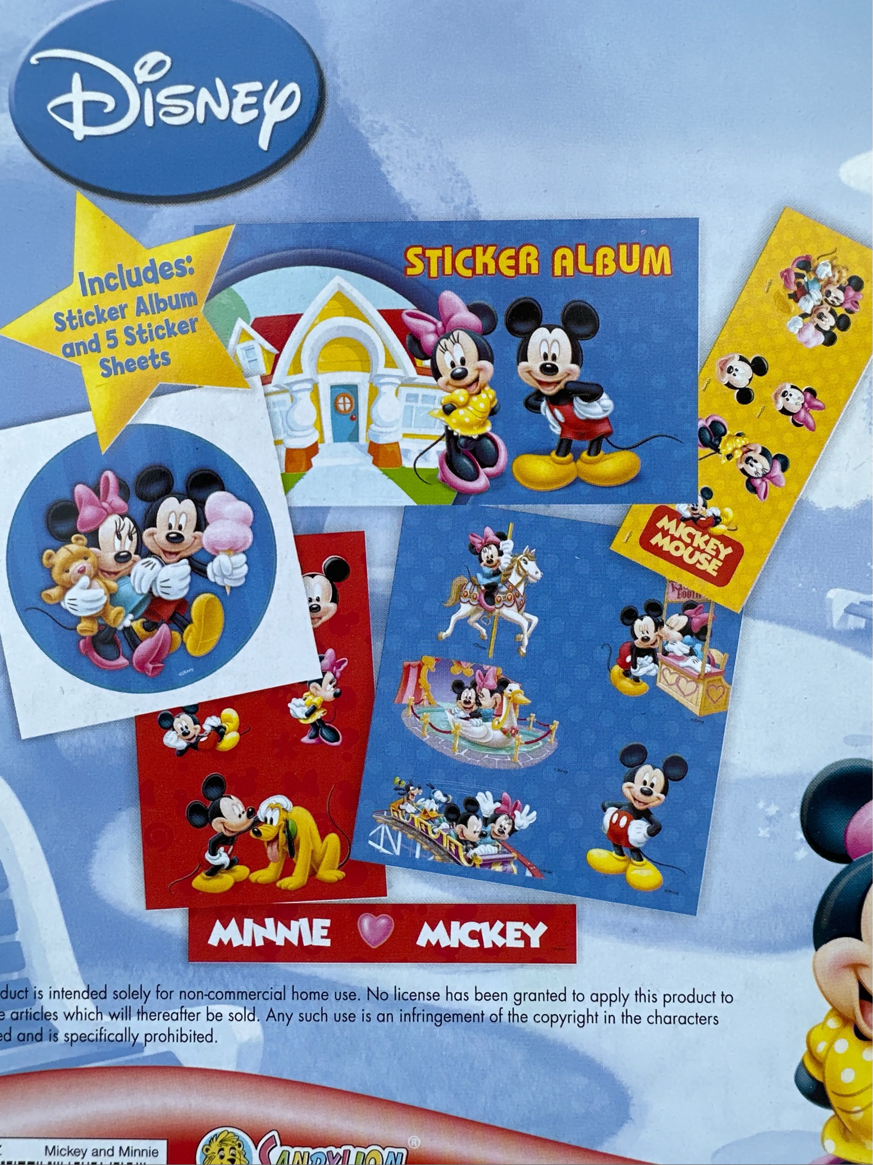 Disney Mickey & Friends sticker Album set - Walmart.com