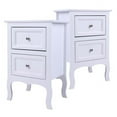 GoDecor Set of 2 Nightstand Bedroom Storage Bedside Table Side End ...