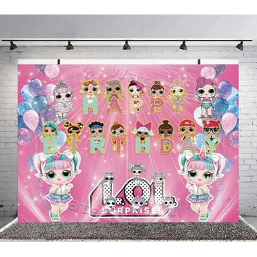 LOL Doll GirlBackdrop Banner Party Supplies Poster Movie Theme ...