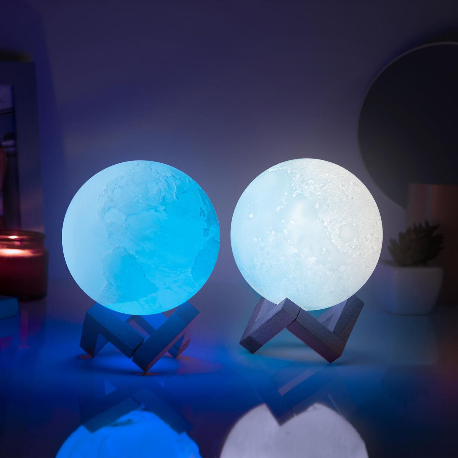 Click here for Merkury Innovations Light Up Led Earth + Moon Ligh... prices