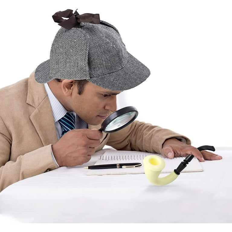 Detective Hat And Magnifying Glass