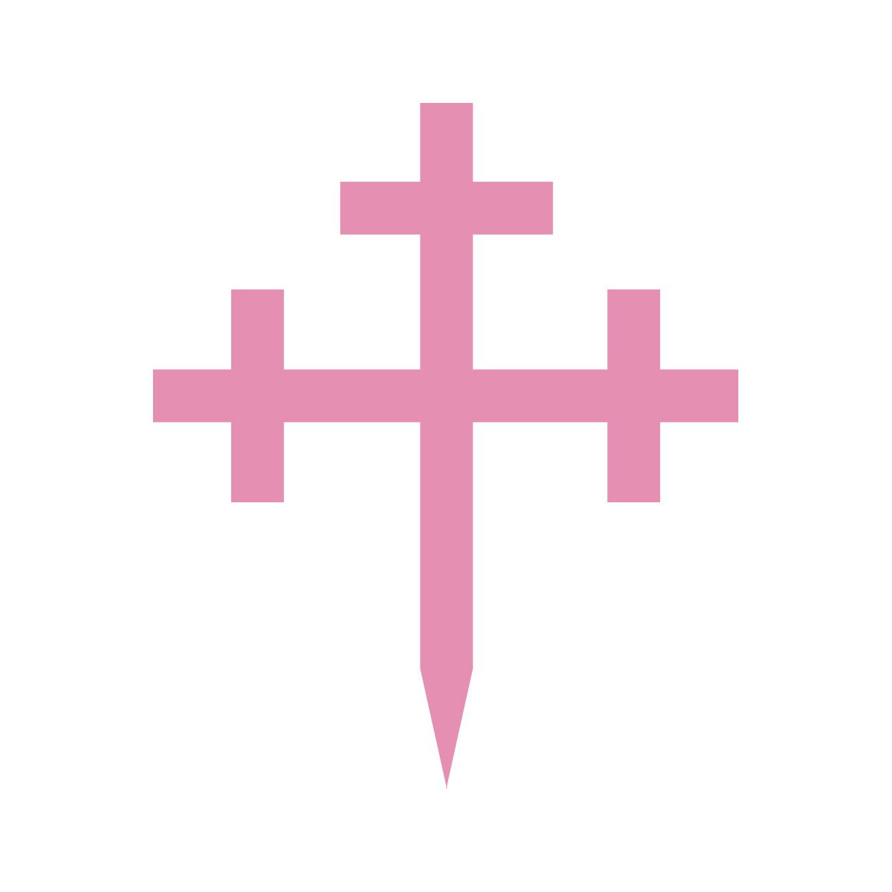 Cross Crosslet Fitchy Sticker Decal Die Cut - Self Adhesive Vinyl ...