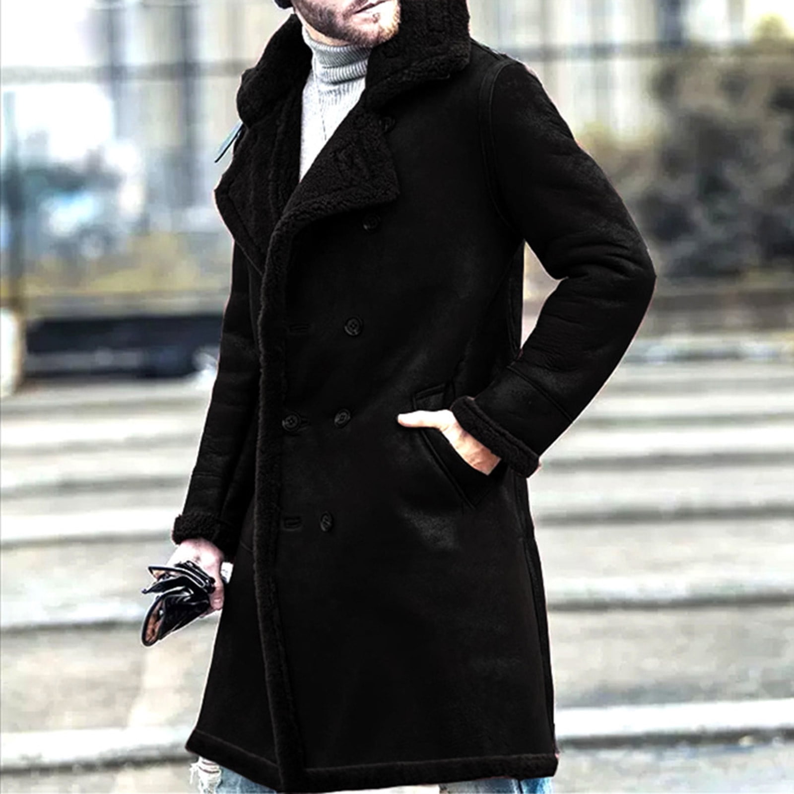 David Outwear 2019 New Mens Brown B3 Shearling Jacket Sheepskin Coat ...