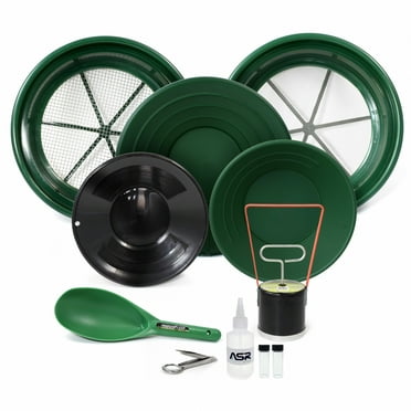 ASR Outdoor 22pc Complete Gold Panning Kit for Beginner and Kids Gold ...