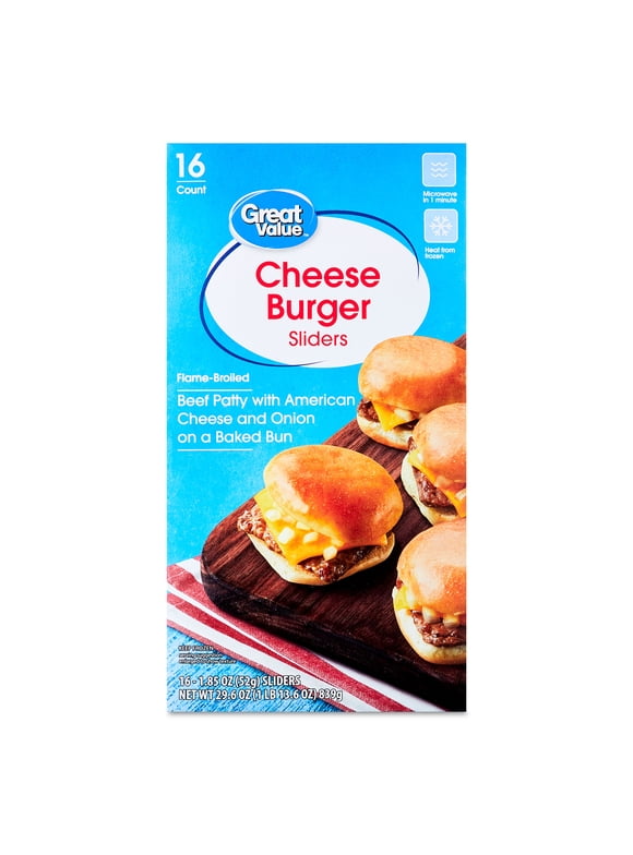 Frozen Sliders and Burgers in Frozen Appetizers & Snacks - Walmart.com