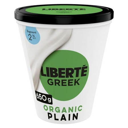 Liberté Greek Organic Plain 2% MF Yogourt - Walmart.ca