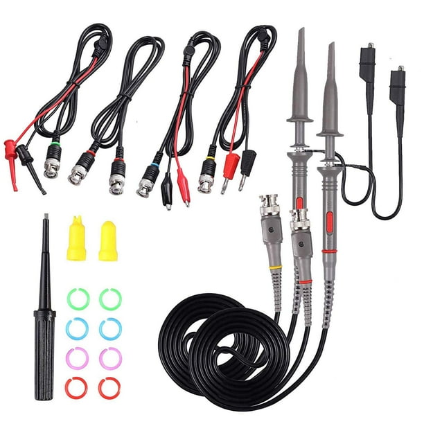 Universal oscilloscope probe kit, 100 MHz oscilloscope clamp probe ...
