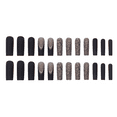 Fofosbeauty 24pcs Acrylic Press On False Nails Long Coffin Shape