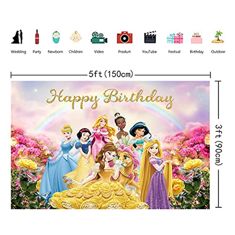 Princess Birthday Party Background