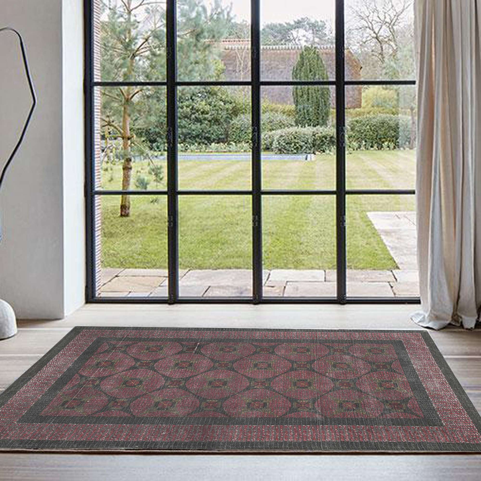 SAMURAI HOME Handloom Rugs 6x4 Feet | Non-Slip Floor Carpet | Indian ...