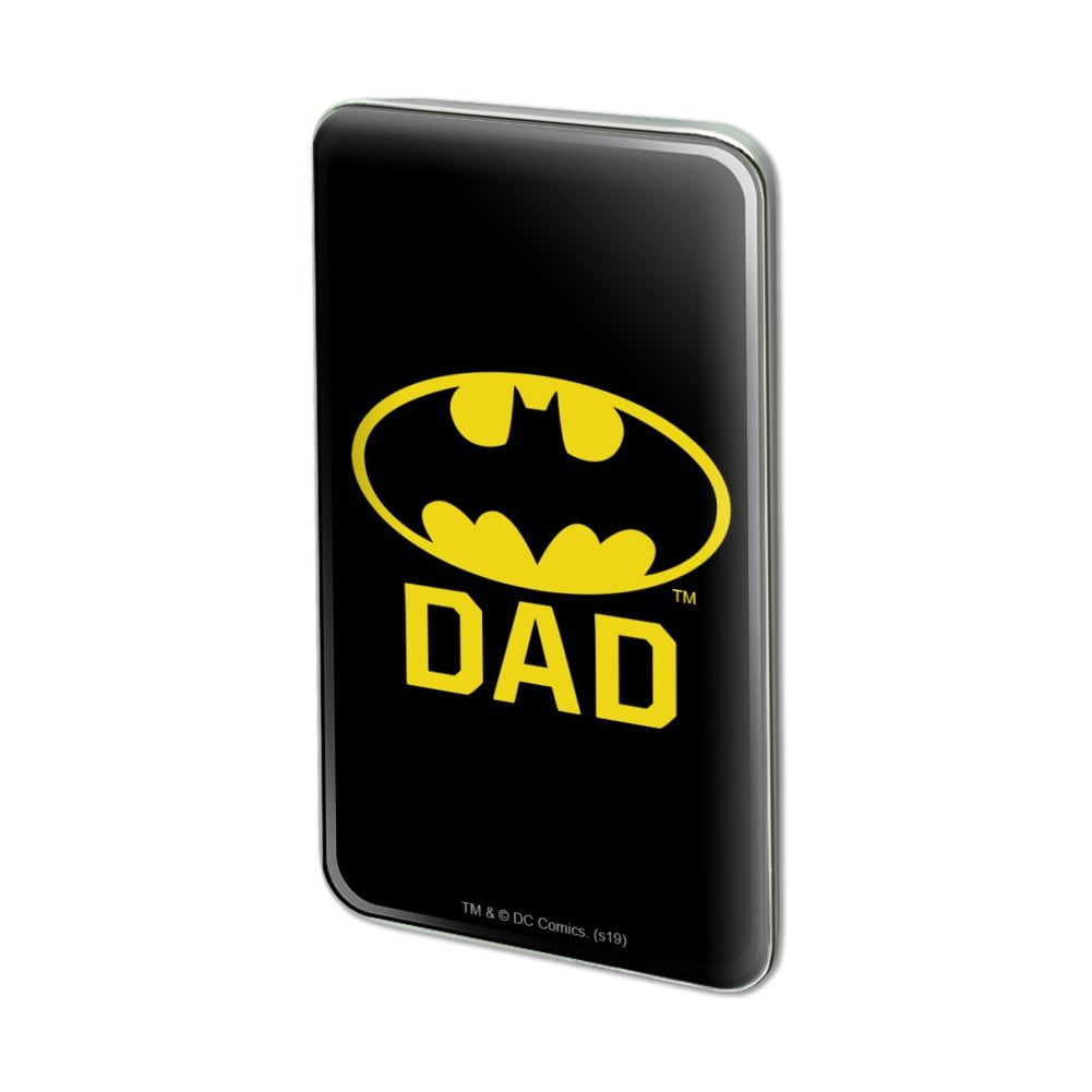 Batman Bat Dad Shield Logo Metal Rectangle Lapel Hat Pin Tie Tack ...