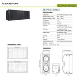 Sound Town ZETHUS Series Line Array Speaker System with One 15-inch ...