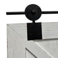 Elara Farmhouse Square Barn Door Metal Wall Clock - Walmart.com