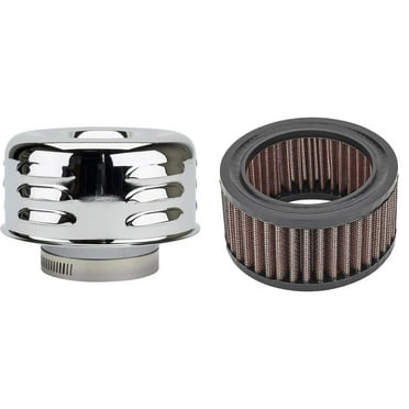CHROME AIR CLEANER VELOCITY STACK - 5 18 NECK - Walmart.com