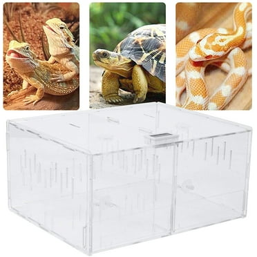 Manunclaims Reptile Small Snake Feeding Box Lizard Tarantula Habitat ...