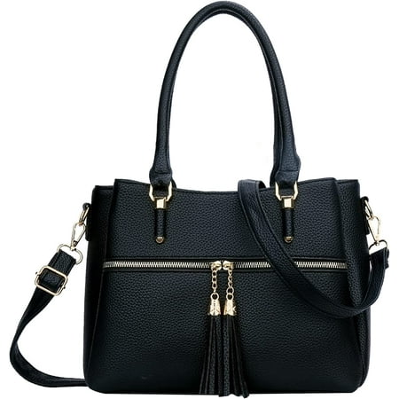 Triple Compartment Purses and Handbags for Top Handle Satchel Shoulder ...
