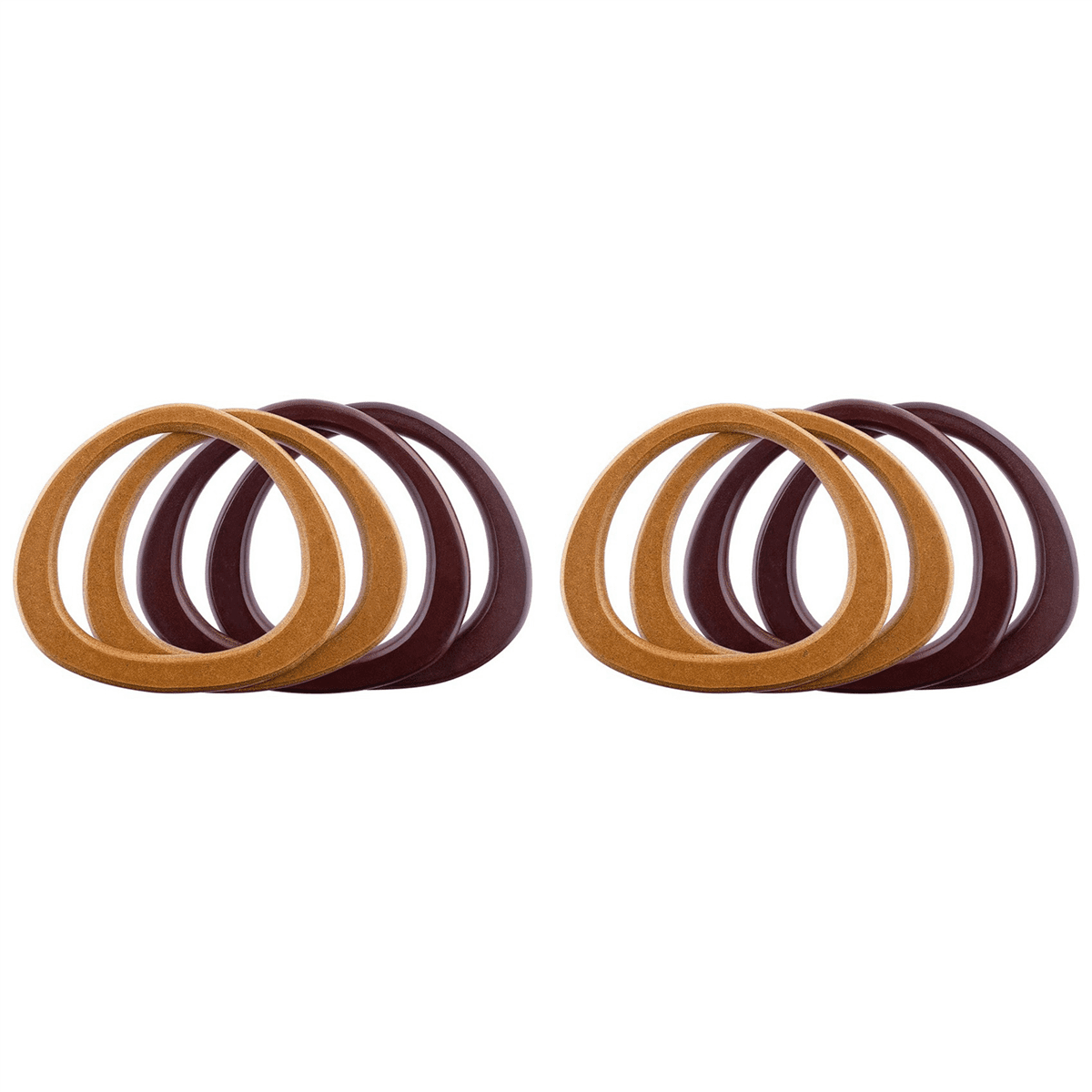 Click here for Unbranded 8x Wooden Purse Handle Circle Wooden Han... prices