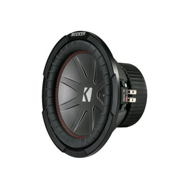 KICKER CompC 8 Inch Dual 4 Ohm SVC 200W RMS Power Car Audio Black ...